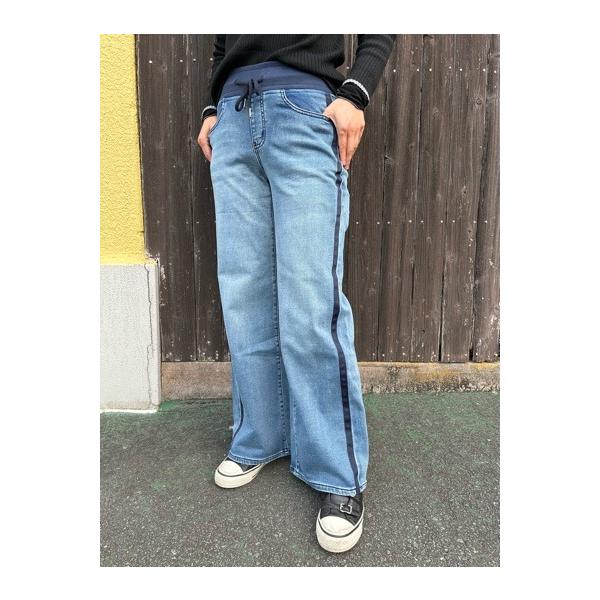 INDIMARK(インディマーク)　ＩＮＤＫＮＩＴシリーズ　サイドラインワイドブルー　WK001