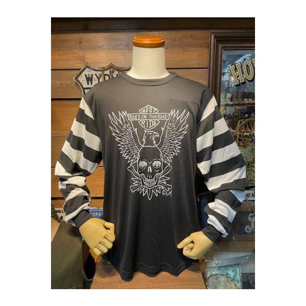 WESTRIDE 25SS NEW ITEM「POWER DRY BORDER SLEEVE LONG TEE」「夏に涼しい」というメリットをより効果的に実感する長袖タイプ。日焼け防止や風よけという長袖の利点を不快感なく着用できる一枚は夏場...