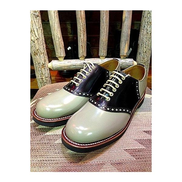 GLAD HAND グラッドハンド×REGAL リーガル SADDLE SHOES  [GRYXBLK]グラッドハンド/GLAD HANDXリーガルサドルシューズ入荷しました！通常のリーガルのサドルシューズを基にレザーをグレードアップさせ、...