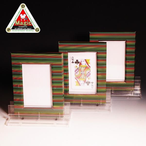 ３つの額縁の１つに入れたクラブのQのジャンボカードを観客に当ててもらう。絶対に当たるはずなのに？【組立】【宴会】