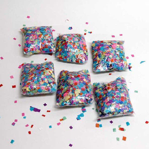 お買い得！用途の広い、袋入りのカラフルなバラの紙フブキ。【取出】【HBD】