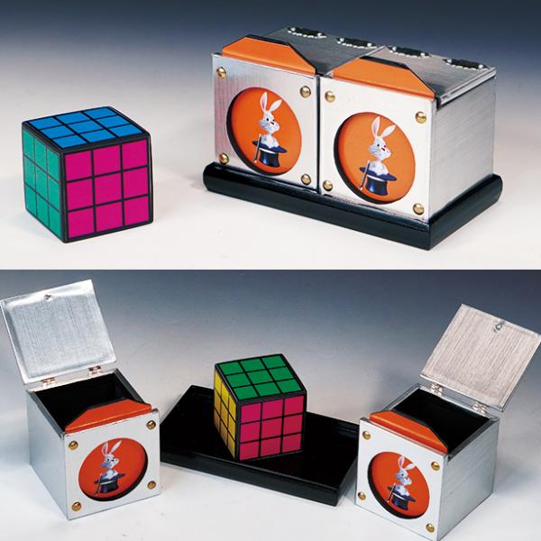 箱の中のルービックキューブの行方は？さらにキューブは離れた所に飛び移る！究極の「CUBE BOX 」