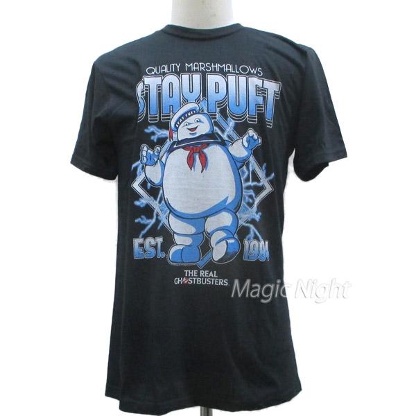 アメリカのアニメ、ゴーストバスターズの輸入版Tシャツです。可愛いマシュマロマンのデザイン。※プリント部分のひび割れは仕様です。不良品ではありませんのでご注意ください。サイズは、S、M、Lサイズからお選びください。詳細サイズは下段に記載してい...