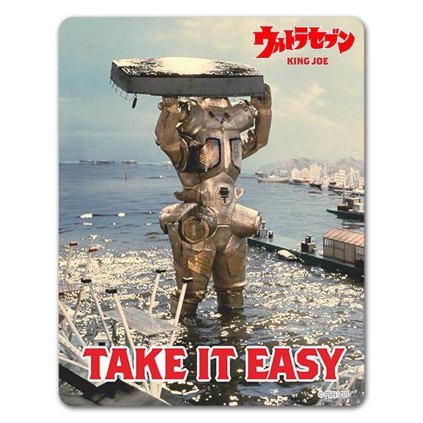 【車ステッカー】ウルトラセブン キングジョー 【TAKE IT EASY】車マグネットステッカー 大好きなキャラクターと一緒にでかけよう！ 「ウルトラマンシリーズ」デザインのマグネットパークオリジナル車マグネットステッカーです。マグネットス...