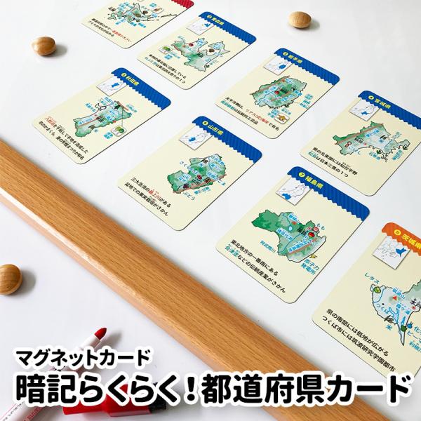 マグネットシートでできた暗記カードです。旺文社「でる順 小学校まるごと 暗記ポスターブック［三訂版］ 」 全49種から3種を厳選して、マグネットカード用に編集、制作しました。一枚ずつバラバラにできるので、レイアウトや使い方は自由自在！マグネ...