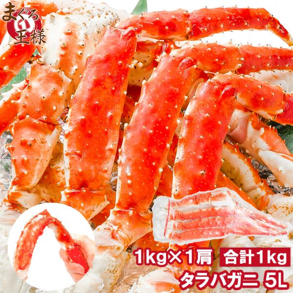 【商品説明】ボイルタラバ蟹５Ｌ（ショルダー）【内容量】冷凍総重量１ｋｇ前後【原産地】ノルウェー産・ロシア産【賞味期限】出荷日より冷凍30日【保存方法】-18℃以下で保存※解凍後はお早めにお召し上がり下さい。※カニの足は折れやすい為、商品の性...