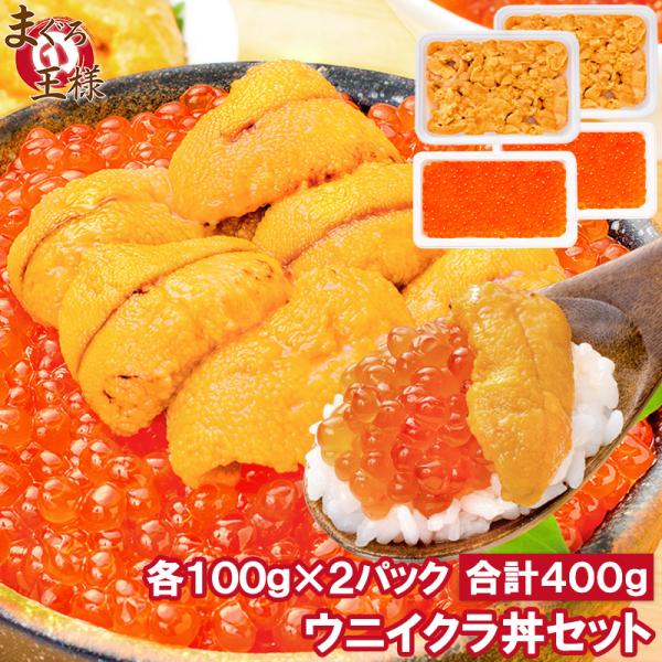 築地市場のウニイクラ丼セット＜無添加生ウニ１００×２ｇ＆いくら１００ｇ×２＞【うに】【ウニ】【いくら】【イクラ】【うにいくら丼】【ウニイクラ丼】【海鮮丼】【手巻き寿司】【寿司ネタ】【築地市場】【レシピ】【ギフト】【商品説明】築地市場のウニイ...