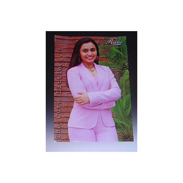 インド映画俳優ラニ・ムカルジー（Rani Mukherjee）のポスターです。インドからの直輸入品につき、多少のシワ、折れ等ある場合がございます。 ご了承頂ければ幸いです。 もちろんあまりにもひどい商品は外してあります。* 縦 / 約41c...