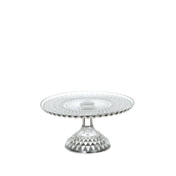 商品説明放射線状に施された直線的なカットガラスが印象的な、ガラス製のスタンド。海外のティータイムやホームパーティ、はたまたお伽話にも登場しそうな可愛らしさです。ガラス製なのでケーキやお菓子の色味を邪魔せず引き立たせてくれますが、決して脇役で...