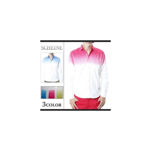 シャイナ SCHEINE HGC オラオラ系 悪羅悪羅系 アウトロー メンズ 長袖シャツ ブロードシャツ BITTER ソウルジャパン SOUL JAPANSCHEINE(シャイナ)からリゾートテイストの漂うビビッドカラー華やかなブロードシ...