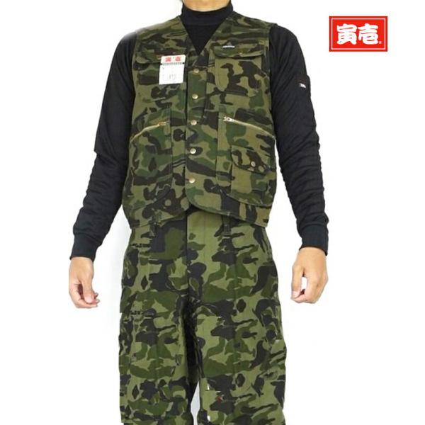 寅一 のお買い得な上下セットです。   サイズ3L×W88cm3L×W91cm3L×W95cm3L×W100cm4L×W88cm4L×W91cm4L×W95cm4L×W100cm ※詳細は別途表記   カラー06：迷彩グリーン67：迷彩白黒...