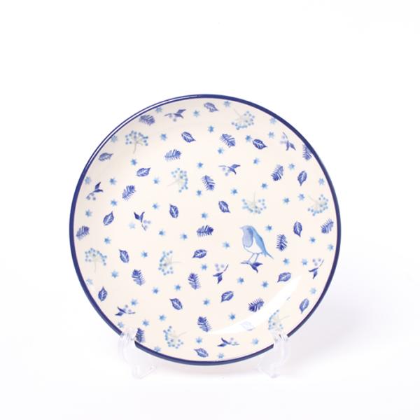 ポーリッシュポタリー Ceramika Artystyczna ツェラミカ社製 プレート20cm16cmのプレートと同様、20cm前後のサイズもなにかと重宝します。直径：20cm高さ：2.6cmメーカー：Ceramika Artystycz...