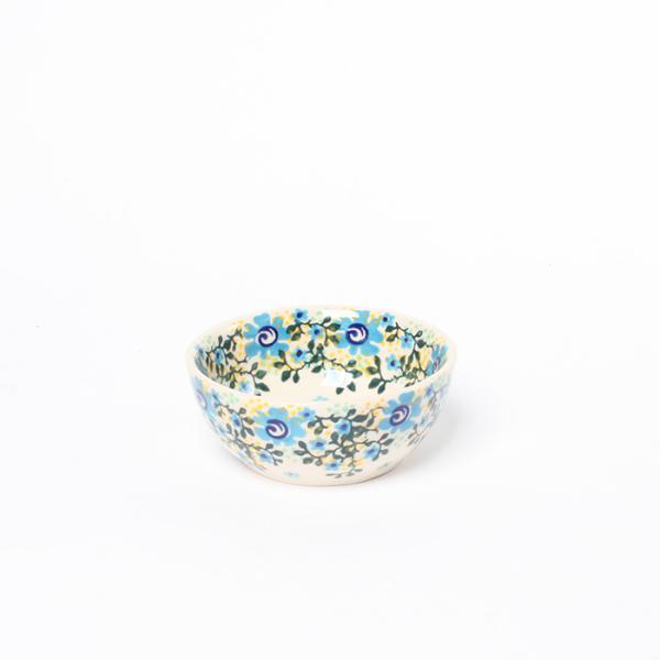 ポーリッシュポタリー Ceramika Artystyczna Millena ミレナ社製 Mini Bowl・ Flat 副菜や１人分のお漬物を装うのにぴったりで小鉢のように使うことができます。ボウルの内側にも絵付けされているところが可愛...