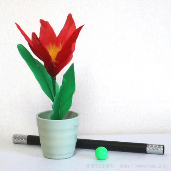 ワン、ツー、スリー・・・！３秒で花が咲く、可愛い魔法のカップです。簡単！　鮮やか！　かわいい！「まほうとまほう」らしい手軽で楽しいマジックです。完全に空っぽだったはずのカップから３秒（？）で花が出現する様子は非常に鮮やかで可愛らしいです。マ...