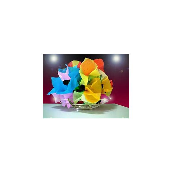 豪華で簡単なフラワーマジック！金属ワイヤー製の空のバスケットに魔法の粉を降りかけると・・・ 一瞬にしてバスケットいっぱいの花束が出現するのです！・輸入品　・解説書/まほうとまほう【バスケット】　（材質）　   金属製ニッケルメッキ　　　　　...