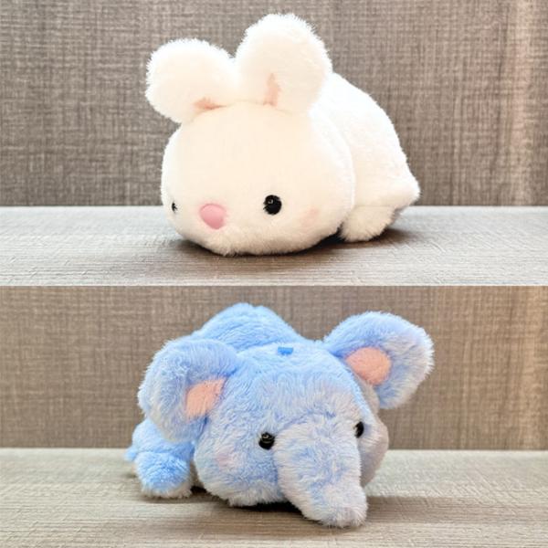 ★かわいいぬいぐるみのマジック！★あなたは手にした ゾウのぬいぐるみ を一瞬にして うさぎのぬいぐるみ に変化させてしまいます！　（逆に うさぎ から ゾウ に変化させる事もできます。）他にも「予言」や、用具を２個使って「ゾウとうさぎの入れ...