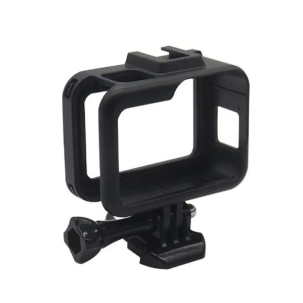 商品名  GoPro HERO8用 ハード フレーム 保護ケース アクションカメラアクセサリー 本体カバー プラスチックフレーム ホットシュー マウント ボーダー ハウジング ケース アダプタ、ネジセットスペック  ■カラー：ブラックパッケ...