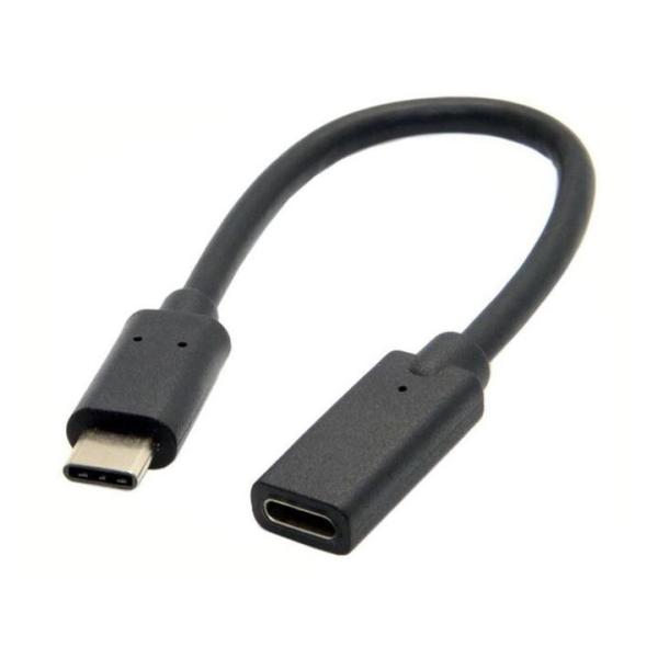 商品名  USB3.1タイプ-C M-F オス−メス 延長ケーブル USB3.1延長ケーブル　標準16ピン内蔵　高速充電 高速データ転送　映像、音声対応端子タイプ別  Type C端子スペック  長さ：0.2mカラー：ブラック転送速度：5G...