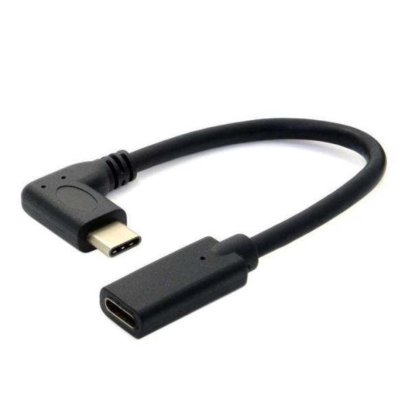 商品名  USB3.1タイプ-C M-F オス−メス 延長ケーブル USB3.1延長ケーブル　CM-CF　標準16ピン内蔵　高速充電 高速データ転送　映像、音声対応端子タイプ別  Type C端子、L字 Type C端子スペック  長さ：2...