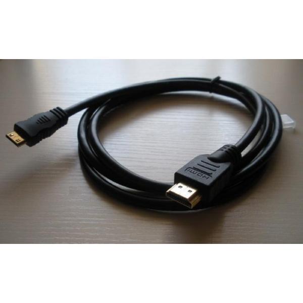 商品名  Mini HDMI to HDMI 1080P 変換ケーブル オスーオス HDMI Type Cカラー  ブラックスペック  長さ：1.5ｍHDMI端子：Mini HDMI(type C)金メッキ オス標準 HDMI金メッキ オス...