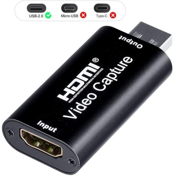 商品名  HDMIキャプチャーカード ビデオキャプチャーボード USB3.0対応 1080p 60fps ゲーム実況生配信・画面共有・録画・ライブ会議用 UVC(USB Video Class)規格準拠 電源不要 持ち運びに便利 720/1...
