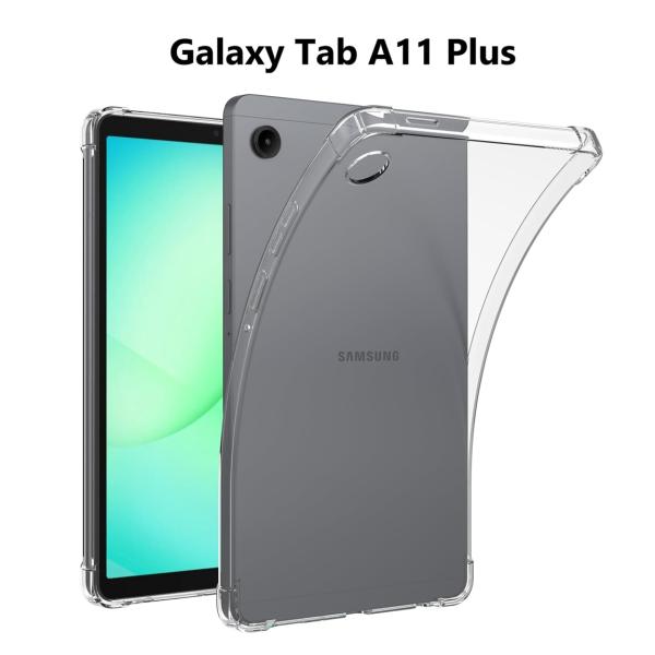 品名  Galaxy Tab A11 Plus/X230/X235用 TPU ソフト バック カバー フルカバー エアクッション 背面ケース 角割れなし 衝撃緩和 耐衝撃 ソフトカバー クリアカラー  クリアスペック  材質：TPU柄：透明...