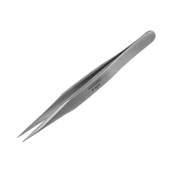 先端幅:0.25mmSilver/ピンセットのみ/P-894・PatternName:先端幅:0.25mmStyle:先端幅:0.25mm・パッケージ個数:1・全長（mm）:125・幅（mm）:9.5・先端:直型・厚肉型・ステンレス(SUS...