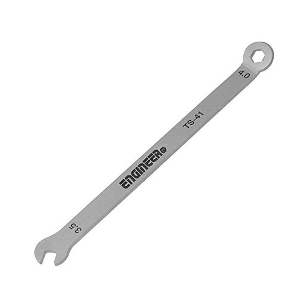 シルバー/4.0×3.5mm/TS-41・Size:4.0×3.5mm・パッケージ個数:1・サイズ : 全長100mm・片目サイズ : 4.0mm・片口サイズ : 3.5mm・厚み : 1.5mm・ヘッド曲り角度 : 30°