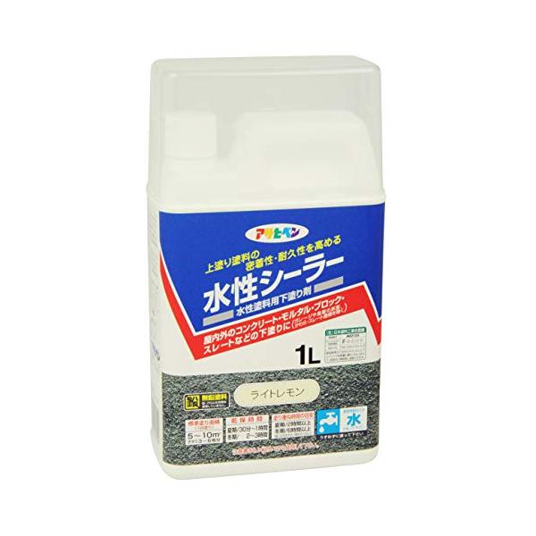 シーラーイエロー/1L/4970925458049・Size:1L・パッケージ個数:1・上塗り塗料の下地との密着性及び耐久性を向上させます。・上塗り塗料の吸い込みを防ぎ、優れたシール効果 を発揮します。・本品で下塗りすれば、余分な上塗り塗料...