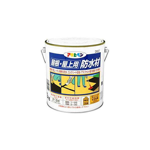 黒/3kg/D027 3kg クロ・PackageQuantity:1・パッケージ個数:1・重量:3kg、色:黒・施工面積(1回塗り):2~3m2、歩行可能時間(約1mm厚施工の場合):夏期1~2日・冬期2~3日・消防法:第4類(引火性液体...