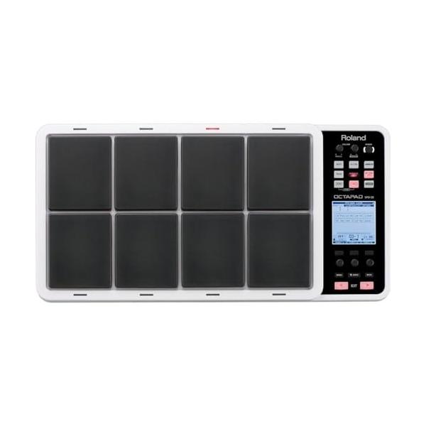 ホワイト/-/SPD-30・Color:ホワイト・パッケージ個数:1・ひらめきをリアルタイムに音にするパーカッション・パッド・パーカッション・サウンドに最適化された、使い心地のいいマルチ・エフェクト・各種パラメータを確認しやすい、バック・ラ...