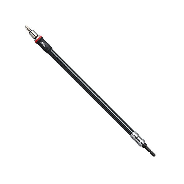 ブラック/400mm/AFS-400・Size:400mm・パッケージ個数:1・RoHS2対応:-・最大トルク:締める(20N・m)・ゆるめる(16N・m)・セット内容:フレキシブルシャフト400mm・両頭ビット+2×45mm1本・パッケー...