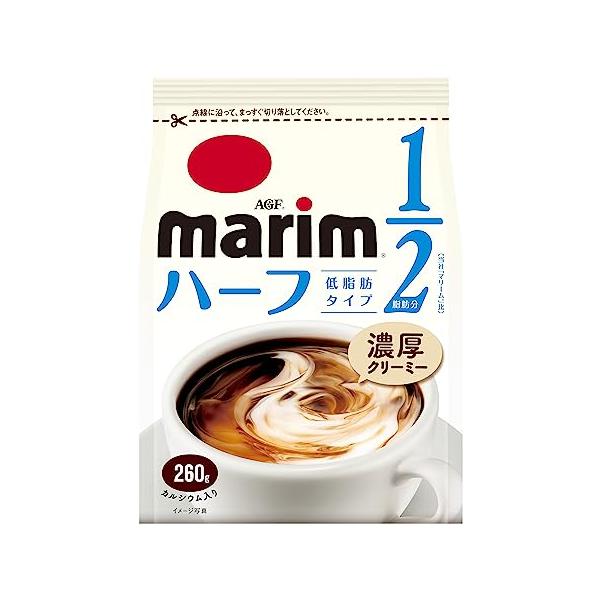 -/260g 12袋/-・Size:260g 12袋・パッケージ個数:12・メーカー名：AGF・ブランド名:マリーム・商品タイプ:クリーミングパウダー・原産国:日本・原材料:水あめ(国内製造)、植物油脂、乳等を主要原料とする食品、食塩 / ...