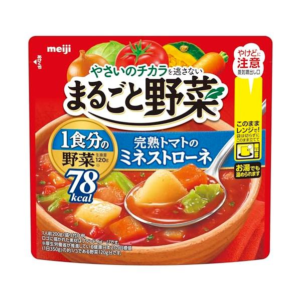 -/200グラム (x 6)/-・PatternName:完熟トマトのミネストローネ・パッケージ個数:6・原材料:野菜(たまねぎ、じゃがいも、キャベツ、にんじん、さやいんげん、セロリ、にんにく)、ソテートマト(トマト、たまねぎ、植物油脂、に...