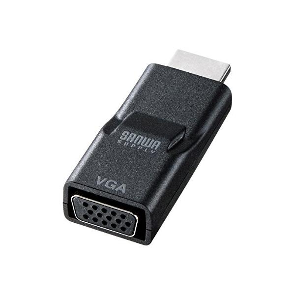 オーディオ出力なしブラック/アダプタ型(変換コネクタタイプ)/AD-HD16VGA・Size:アダプタ型(変換コネクタタイプ)Style:オーディオ出力なし・パッケージ個数:1・パソコンのHDMI出力をVGAに信号変換するアダプタ・【コネク...