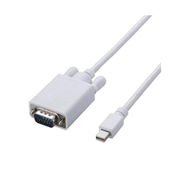 ホワイト/3m/AD-MDPVGA30WH・Size:3mColor:ホワイト・パッケージ個数:1・コネクタ形状:miniDisplayPortオス -D-Sub15ピンオス・対応機種:MiniDisplayPortまたはThunderbo...