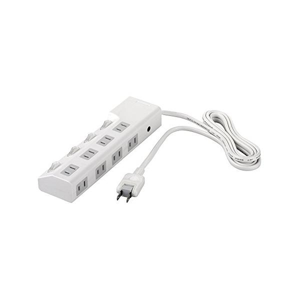 個別スイッチ4個付8個口/1.5ｍ/BSTAPSD2815WH・Size:1.5ｍStyle:個別スイッチ4個付Color:8個口・パッケージ個数:1・●個別スイッチ4個付き、2ピン8個口の電源タップ・■プラグ仕様:2ピン■口数:8個口・■...