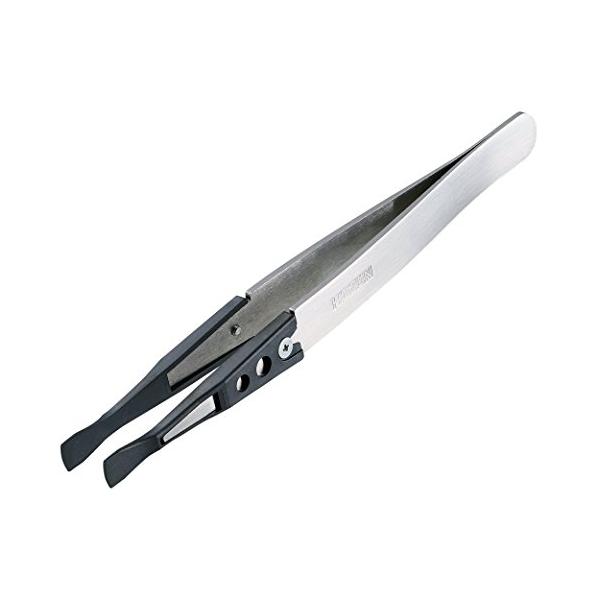 先端幅:6.0mm(ヘラ型)-/ピンセットのみ/P-645-S・PatternName:先端幅:6.0mm(ヘラ型)Style:先端幅:6.0mm(ヘラ型)・パッケージ個数:1・??【チップ交換式×ヘラ型ワイド先端で幅広い作業にマルチ対応】...