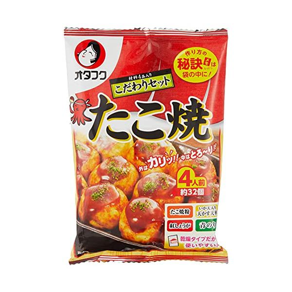 -/171グラム (x 2)/-・パッケージ個数:2・原材料:[たこ焼ミックス粉]小麦粉、食塩、ぶどう糖、でんぷん、 麦芽糖、粉末しょうゆ、植物油脂、昆布エキス粉末、かつ お節粉末、卵白粉、加工でんぷん、ベーキングパウダー、調味料(アミノ酸...