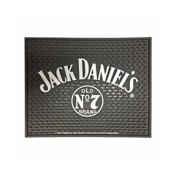 ブラック/サイズ：約 35×28×1cm/2210・パッケージ個数:1・柄タイプ：JACK DANIEL'S ジャックダニエルのロゴデザインを採用したスクエア型のバーマットです・サイズ仕様：約35×28×1cmの使いやすいサイズで、カウンタ...