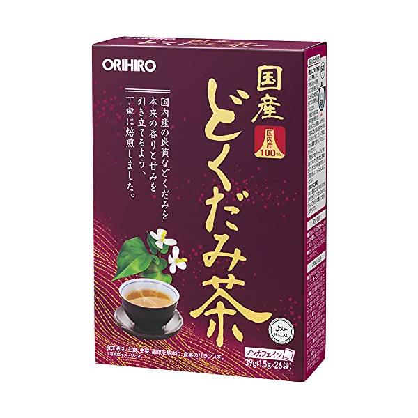 -/1.5グラム (x 26)/60503096・FlavorName:国産どくだみ茶・パッケージ個数:1・商品サイズ (幅×奥行×高さ) :120mm×50mm×180mm・内容量:1.5g×26袋・原材料:どくだみ(国産)