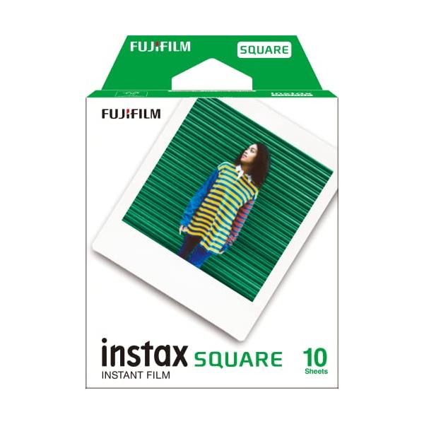 10枚入無地/白/Instax Square Film - 10 Exposures・パッケージ個数:1・アート性が高く、どんな構図でもお洒落に決まる人気のスクエアフォーマットです。・チェキの表現と活用の幅を広げます。・画面サイズ62mmX...