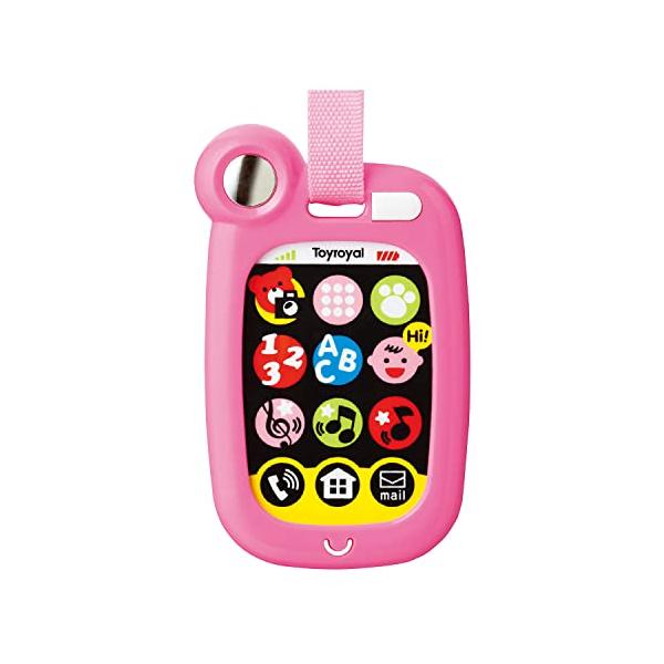 ピンクピンク/-/3445・Color:ピンク・トイローヤルの正規品(新品・未開封)は販売元【】のみで販売しております。公式店以外でご購入いただいた商品のご返品等の対応は致しかねます。・【まるで本物のような赤ちゃん用スマートホン】まるで本物...
