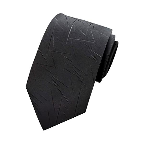 seven_fold_tieブラック/Free Size/-・Color:ブラック・素材：シルク、高品質でクラシックなファッションデザイン、ビジネス/ミーティング/結婚式/パーティー/カジュアル/冠婚葬祭などにも最適でございます。・快適な着...