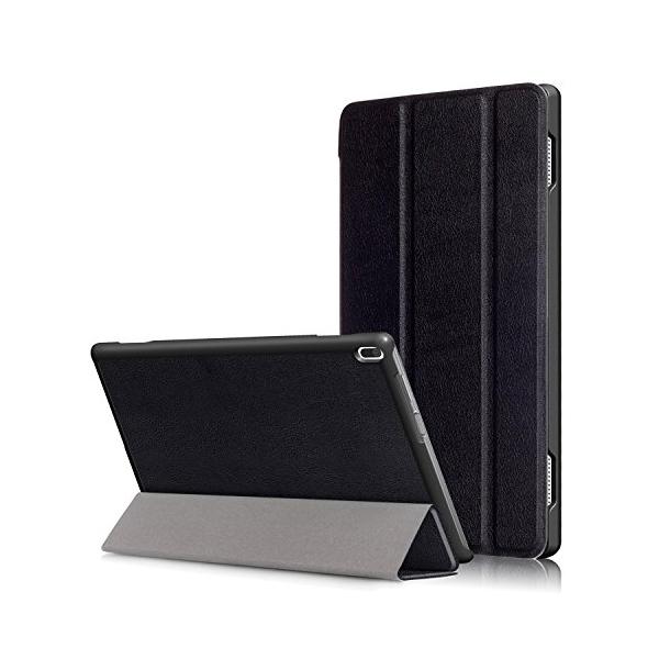バックケース。ブラック/Tab 4 10 TB-X304F TB-X304N/KSTD-LenovoTab410-01・Color:ブラック・パッケージ個数:1・外部は高質pu素材を使用されて、地面に落ちっても衝撃を減少します。・傷や指紋防...