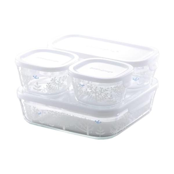 4点セット11) 青い木と鳥(シンジカトウ)/1.2L×1個・500ml×1個 ・200ml×2個/PS-PRNSNC41・Color:11) 青い木と鳥(シンジカトウ)Size:1.2L×1個・500ml×1個 ・200ml×2個Styl...