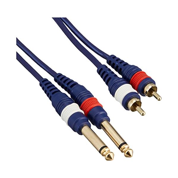 -/2m/TD-20PRC・Size:2m・パッケージ個数:1・オーディオ変換用ケーブル (Phone ×2 - RCA ×2)・6.3mmモノラル標準プラグ×2 - RCAピンプラグ×2・MIDI音源、CDなどとミキサー、AVアンプなどの...