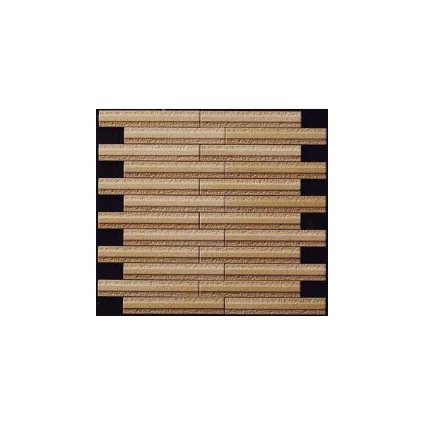 LIXIL 【ECP-2515NET/GLN3(ブラウン) 11シート/ケース】25×151角ネット張り グラナス ライン エコカラットプラス カテゴリ：建材 壁材 タイル  エコカラットプラス エコカラットメーカー：LIXIL リクシル型...