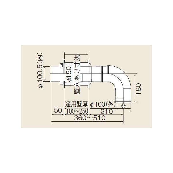 ガス給湯器 部材 リンナイ　EFT-13　φ100排気トップ カテゴリ：ガス給湯器 ガスふろ給湯器 部材 メーカー：リンナイ Rinnai型番： EFT13※画像はイメージです。代表写真の場合があります。※※※※※※※※※※※※※※※※※※...