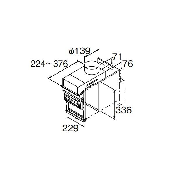 リンナイ 【HL-CADA2 24-3523】 チャンバーアダプタ A2 壁貫通タイプ関連部材 ガス給湯器部材※画像はイメージです。代表写真の場合があります。カテゴリ：ガス給湯器 給湯器メーカー：リンナイ Rinnai型番：HL-CADA2...